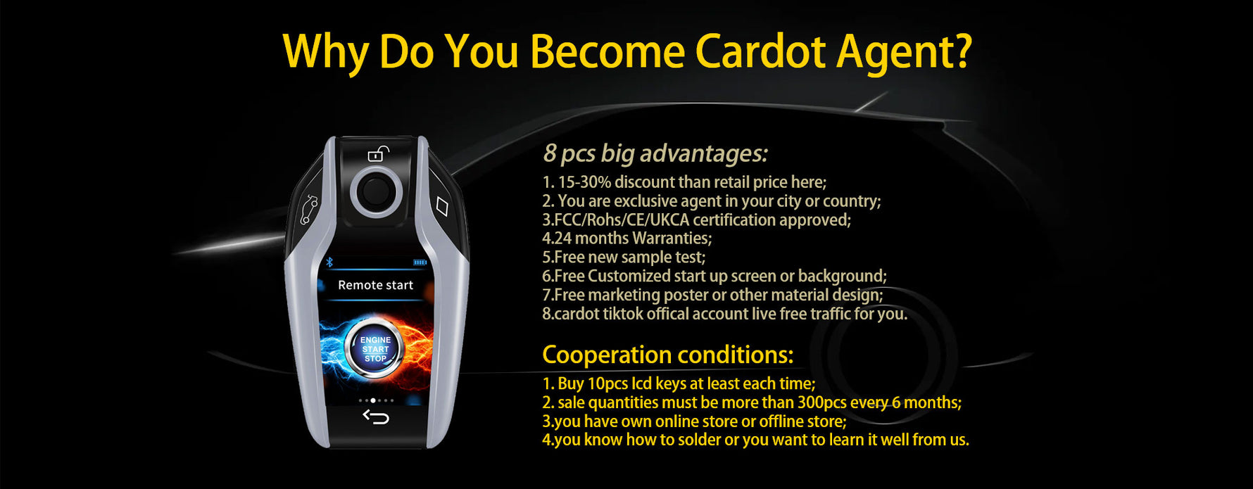 cardot brand lcd key remote start car alarm source manufacturer ...