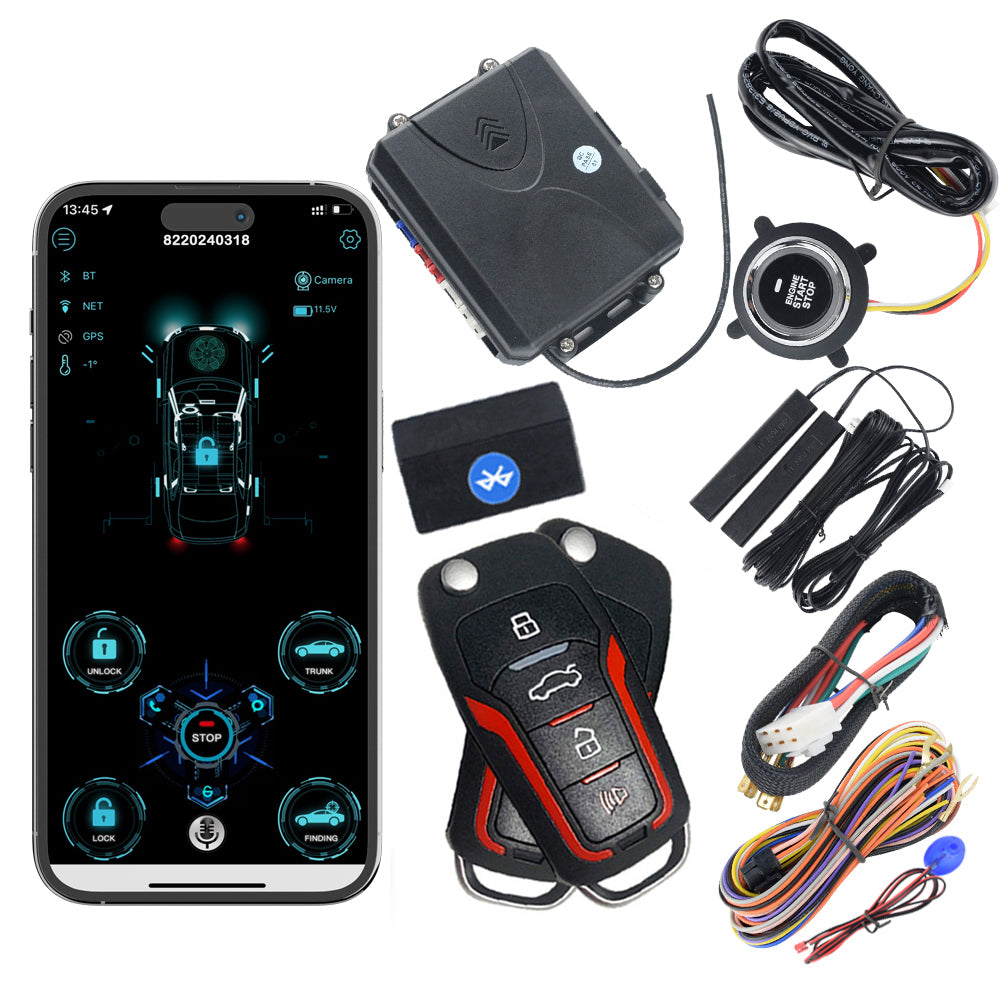 Cardot Push Button Start Stop Remote Starter Passive Keyless Entry PKE ...